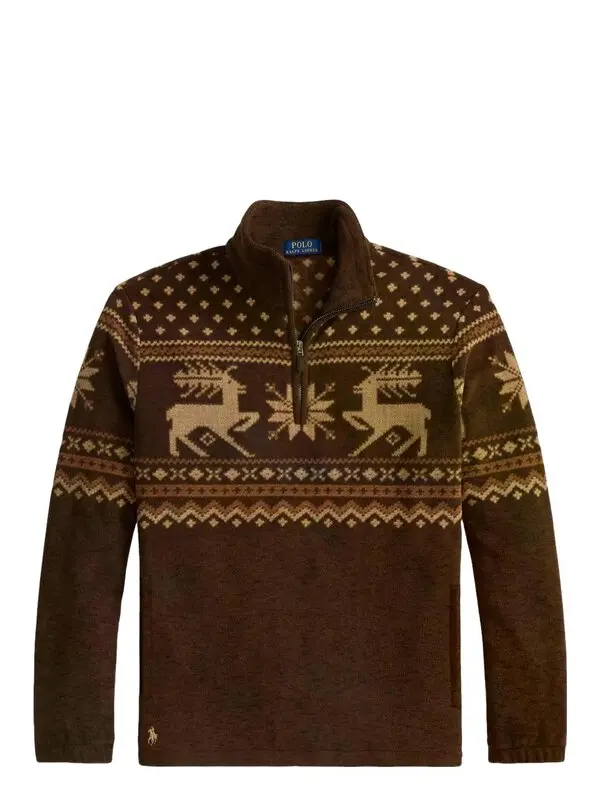 Polo Ralph Lauren Fair Isle-knit Sweater - Brown