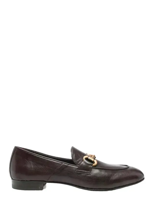 MARA BINI Horsebit-detail Loafers - Brown