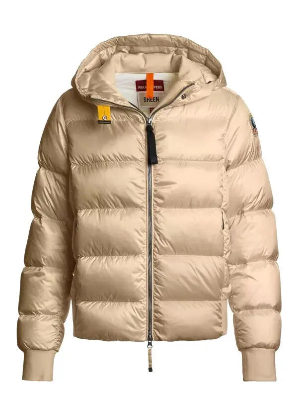 PARAJUMPERS Hooded Quilted Jacket - Neutrals