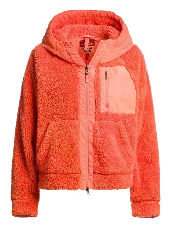 PARAJUMPERS Hooded Fleece Jacket - Red