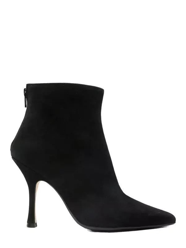 ANNA F. Pointed-toe Stiletto Boots - Black