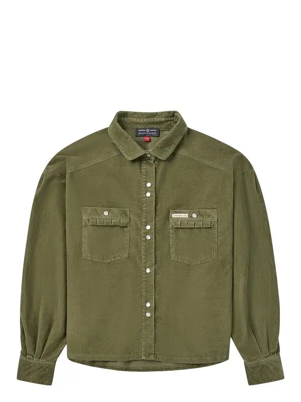 AMUNDSEN SPORTS Wild Velvet Shirt - Olive