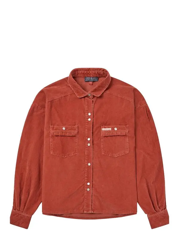AMUNDSEN SPORTS Wild Velvet Shirt - Terra Red