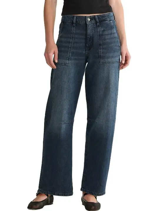 Warp + Weft Soft Curve Barrel Jeans - Saturday Night