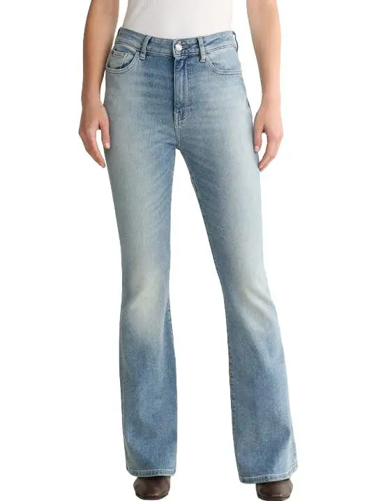 Warp + Weft Nao High Waist Bootcut Jeans - Hollywood Hills