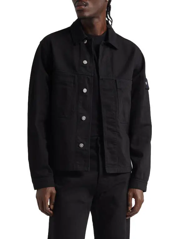 Stone Island Cotton Canvas Jacket - V0029 Black