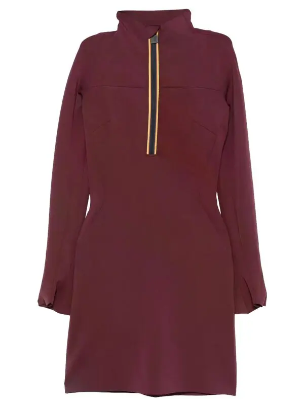K-WAY Zip-up Dress - Red