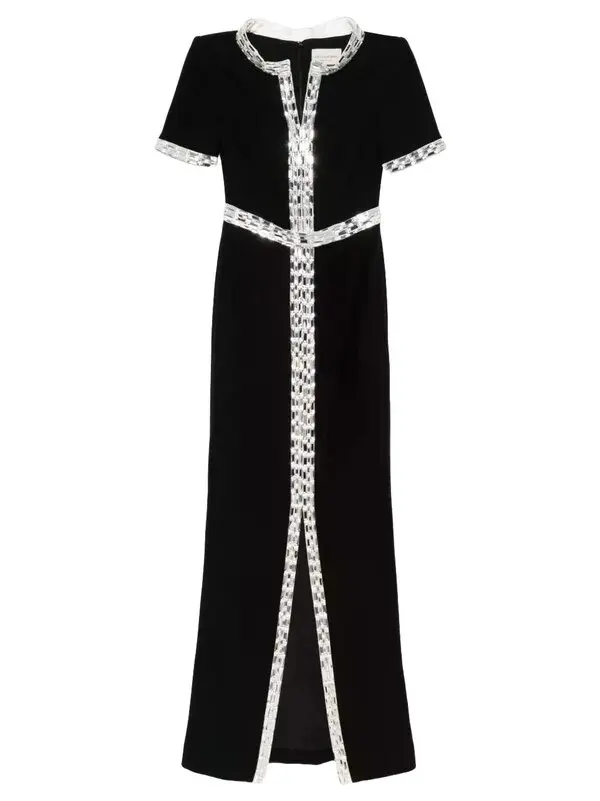 JEAN-LOUIS SABAJI Crêpe Maxi Dress - Black