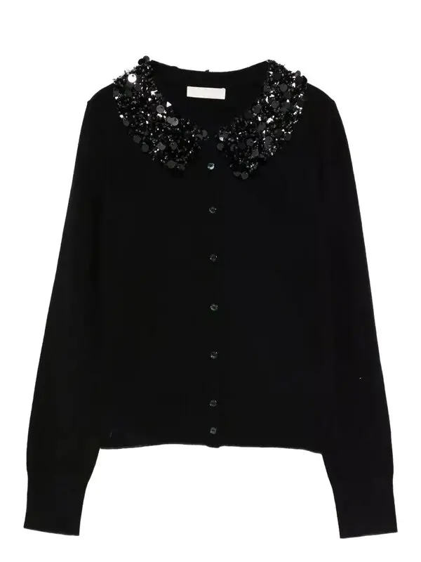 Ulla Johnson Sequin-embellished Cardigan - Black