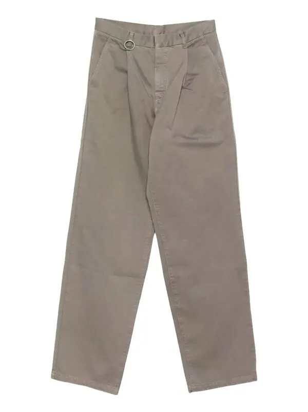 ÉTUDES STUDIO Cotton Chino Trousers - Neutrals