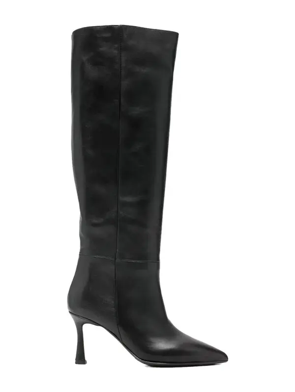 L ARIANNA Pointed-toe Knee-high Boots - Black