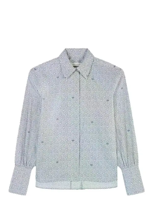 Maison Kitsuné Foulard-print Shirt - White