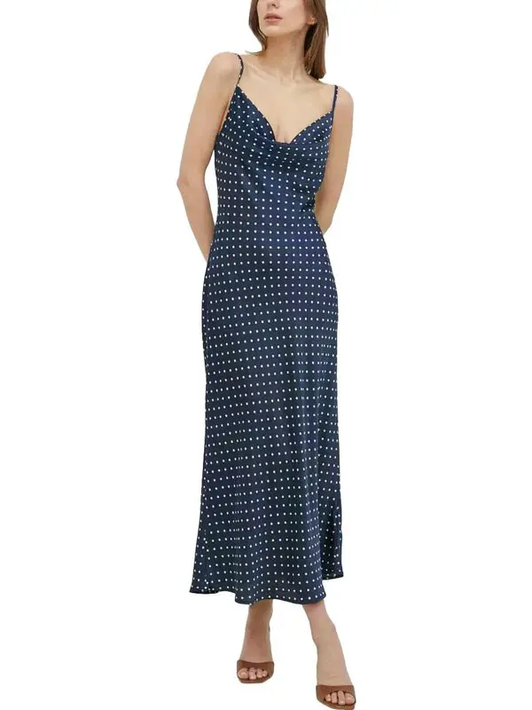 Guess Polka-dot Slip Dress - Blue