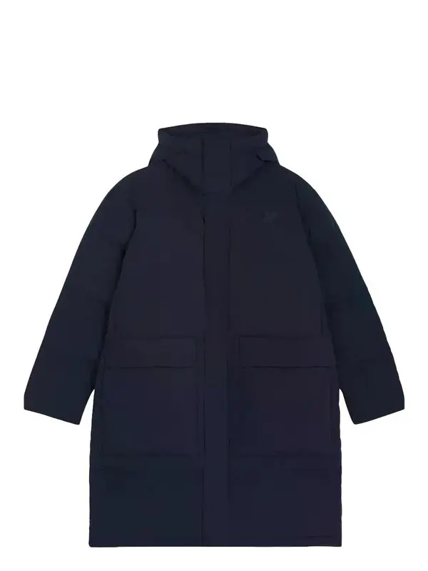 Maison Kitsuné Hooded Padded Coat - Blue