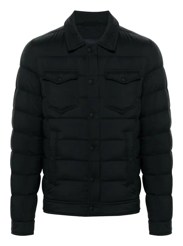 Herno La Denim Nylon Jacket - Black
