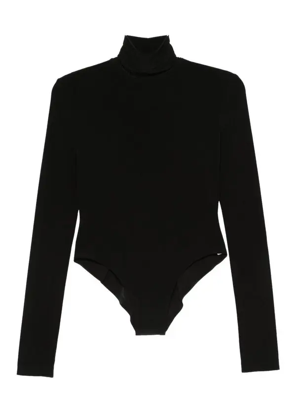Norma Kamali Turtle-neck Bodysuit - Black