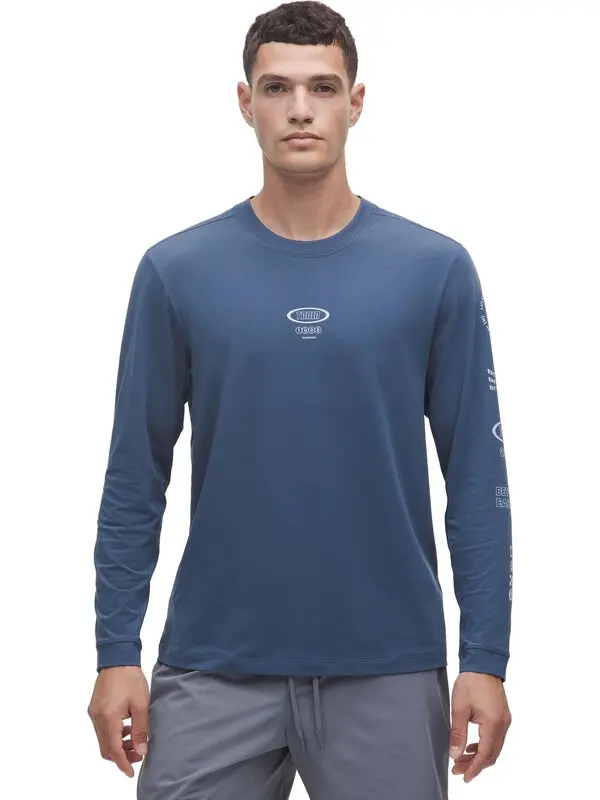 Lululemon Long-sleeve Shirt - Blue Twill