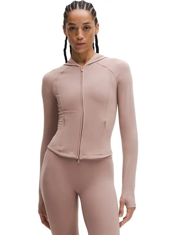 Lululemon Wunder Train Full-zip Jacket - Ashen Rose