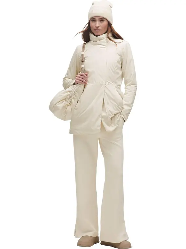 Lululemon Sleek City Long Jacket - Light Ivory