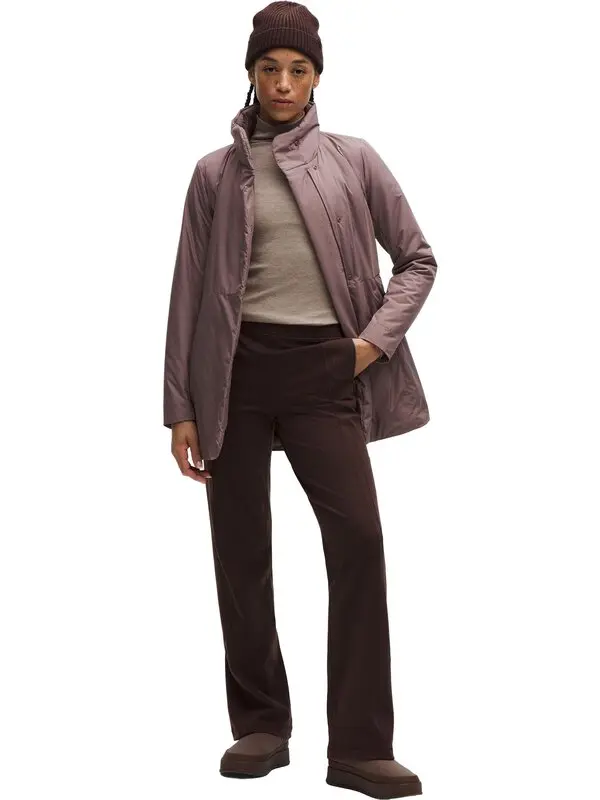 Lululemon Sleek City Long Jacket - Twig/brown Earth