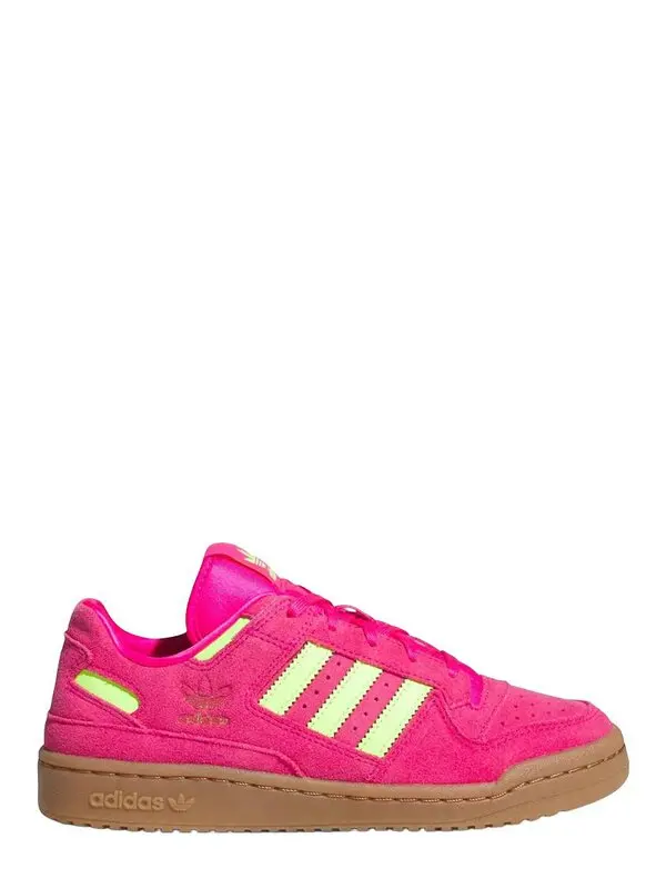 Adidas Forum Low Cl Sneakers - Shock Pink/lucid Lemon/gum M2