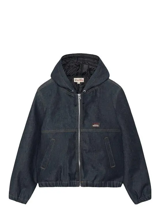 StÜssy Insulated Raw Denim Work Jacket - Indigo