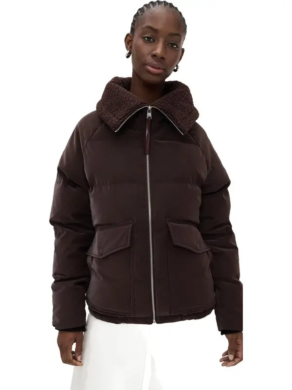 Varley Roseville Down Jacket - Coffee Bean