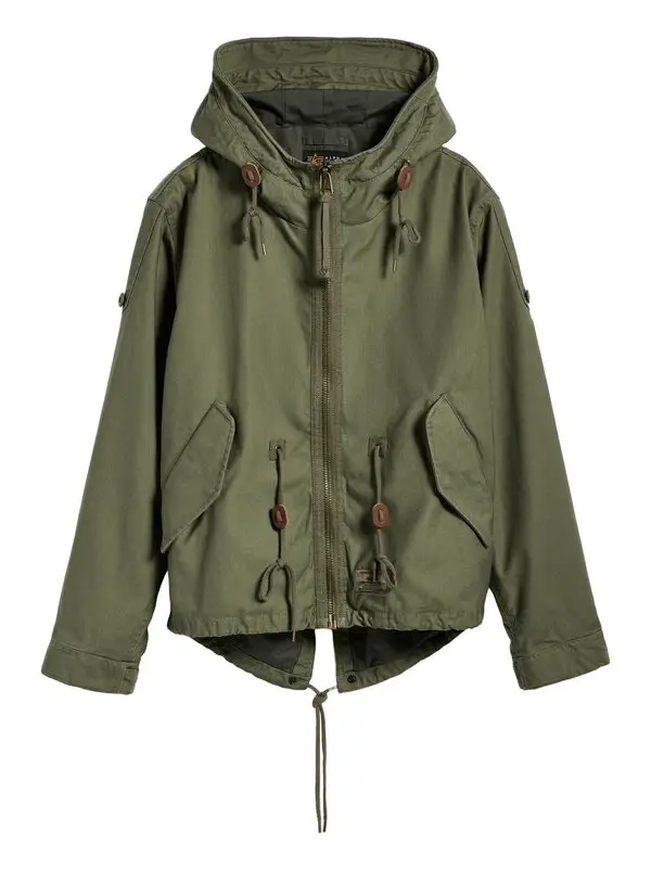 Alpha Industries M-65 Mod Fishtail Field Coat - Green