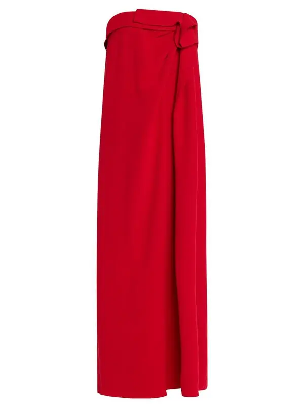 HEIRLOME Manuela Strapless Maxi Dress - Red