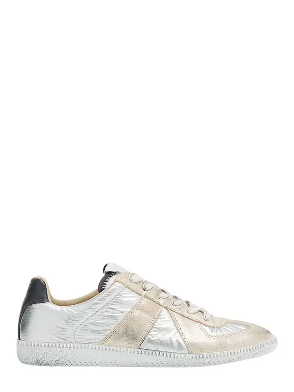 MAISON MARGIELA Replica Leather And Suede Sneakers - Meta