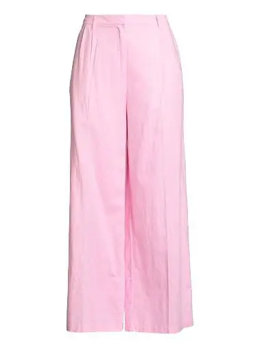 HERZENSANGELEGENHEIT Wide Leg High-waisted Pants - Pink