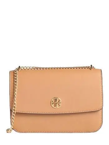 Tory Burch Textured-leather Cross-body Bag - Beige