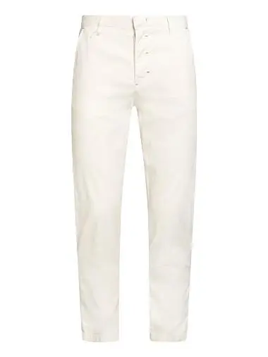 BERNA Pants Size Linen, Cotton, Elastane - Off White