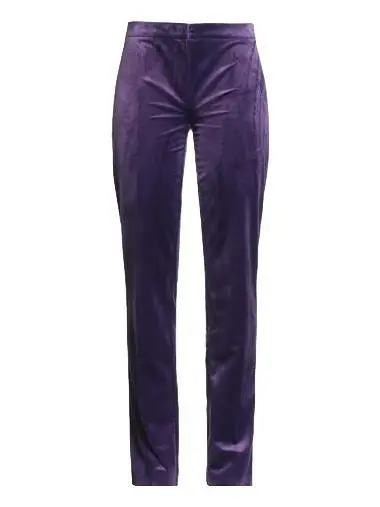 DANIELA DREI Tapered Velvet Pants - Purple