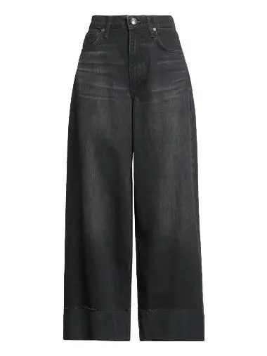 Rag & Bone Wide-leg Denim Jeans - Black