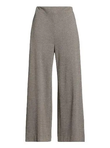Harris Wharf London Houndstooth Wide-leg Knit Pants - Beige