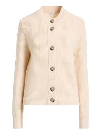 Peserico Wool, Silk, And Cashmere Cardigan - White