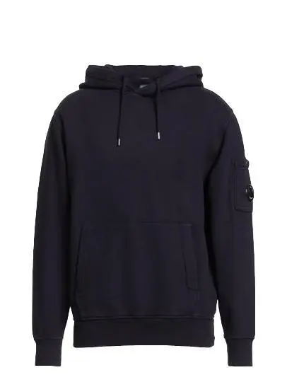 C.P. COMPANY Cotton Fleece Hoodie - Blue