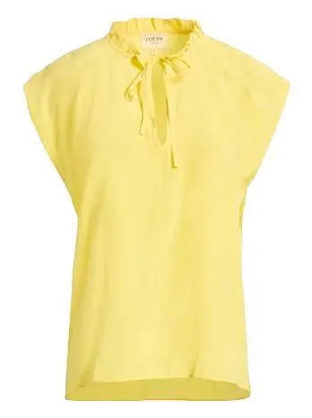TOUPY Silk Crepe Top - Yellow