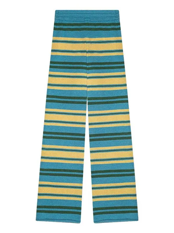 Calle Del Mar Paper Stripe Cashmere Pant - Blue