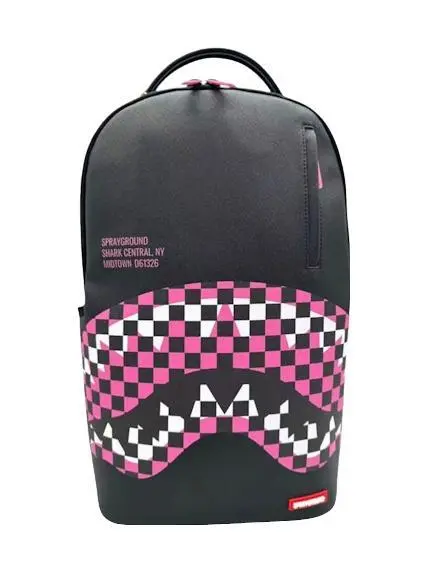 SPRAYGROUND Shark Central Breakup Check Backpack - Multicolor