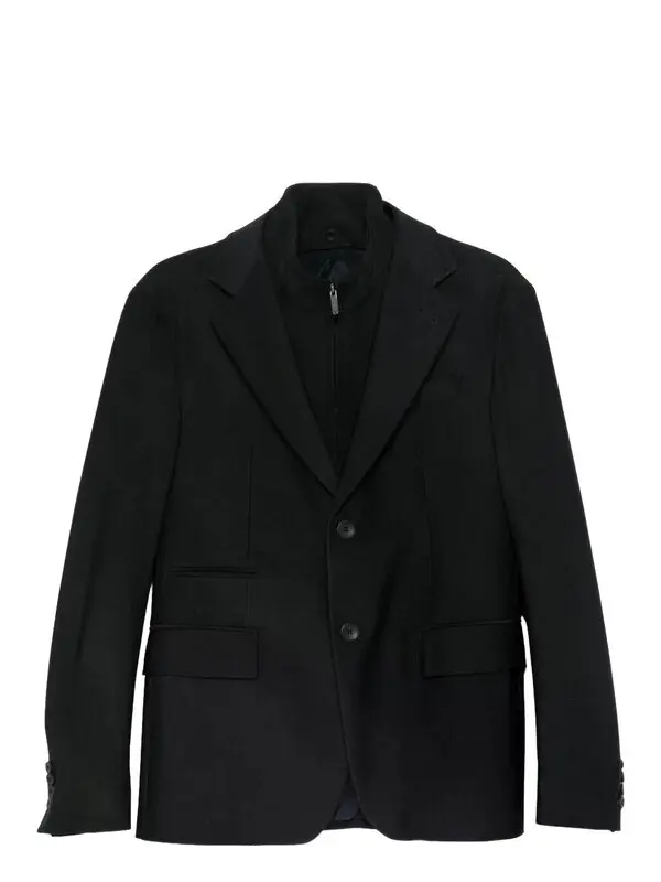Emporio Armani Button-fastening Blazer - Black