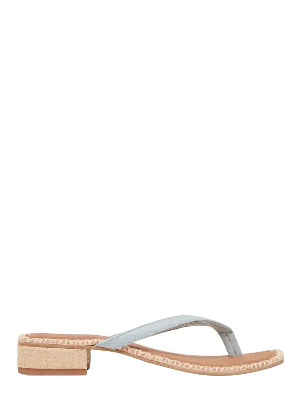 DOLCEVITA Barty Sandals - Ice Blue Leather