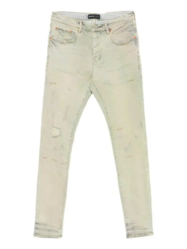 PURPLE BRAND Distressed-effect Jeans - Blue