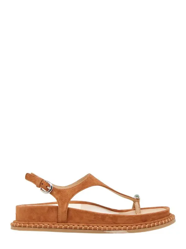 DOLCEVITA Stefan Gemstone Sandal - Caramel Suede