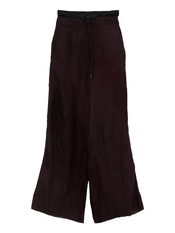 Masnada Drawstring Trousers - Red