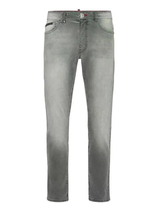 Philipp Plein Logo-plaque Jeans - Grey