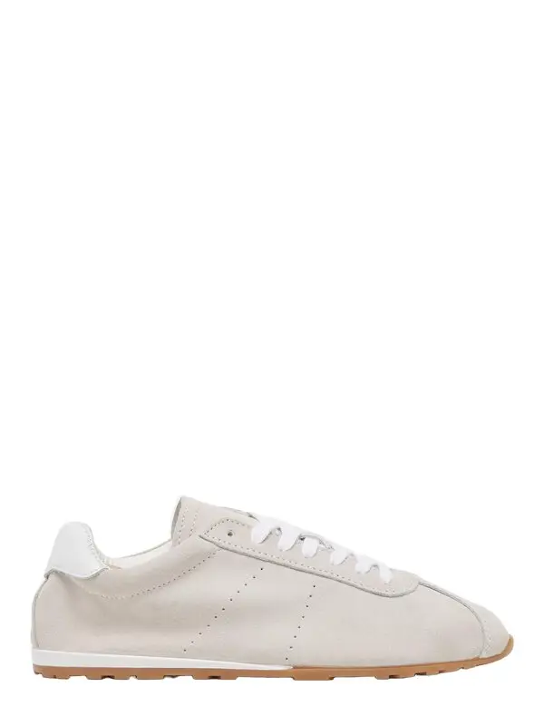 DOLCEVITA Serina Low Top Sneakers - Ivory Suede