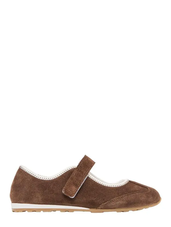 DOLCEVITA Sofya Mary Jane Sneakers - Dk Brown Suede