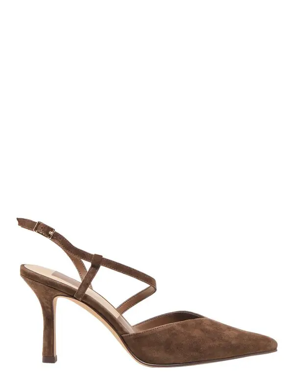 DOLCEVITA Kamra Heels - Dk Brown Suede